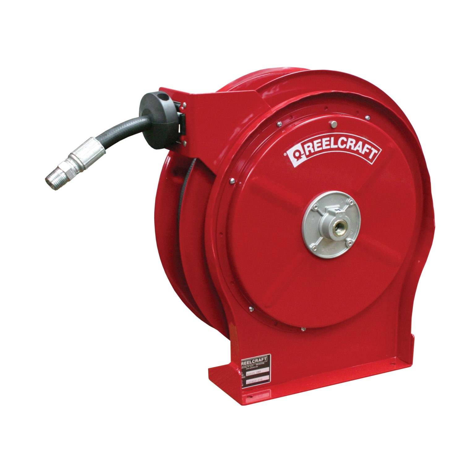 Spring Retractable Oil Hose Reels | Hose, Cord and Cable Reels - Reelcraft