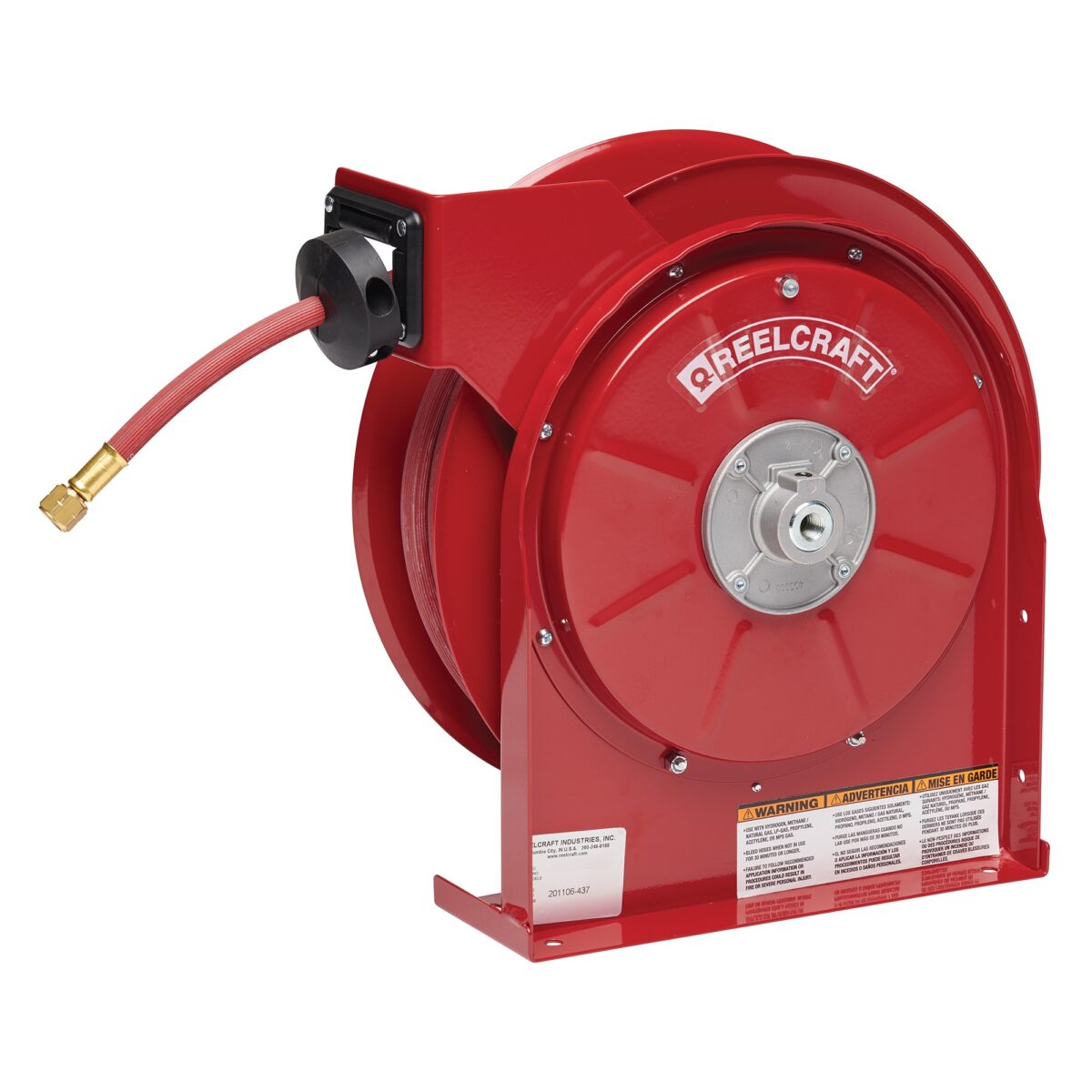 Reelcraft SW5450 OLPT - 1/4 in. x 50 ft. Single Line Welding Hose Reel ...